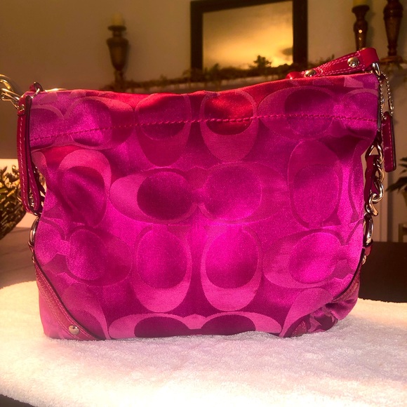 Bags | Fushia Coach Purse | Poshmark